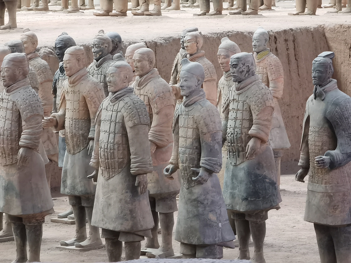 I saw the Terra-cota warriors